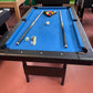 New 6' Fold Away Pool Table (black corners)