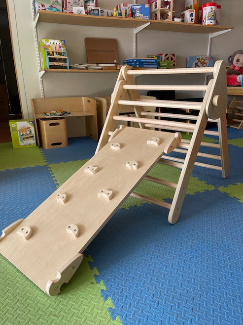 Pikler Climbing Ladder (Triangle) with Ramp in stock now!
